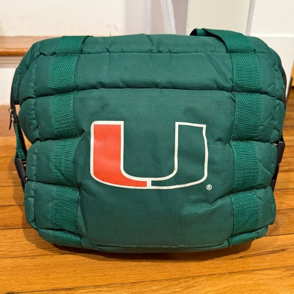 Bags | Miami Hurricanes Logo Insulated Cooler Bag | Poshmark